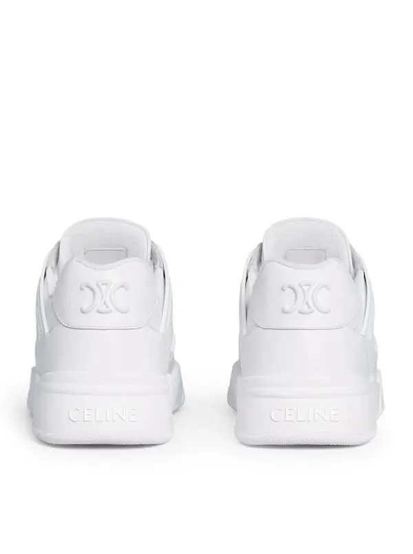 Celine Ct-09 Low Trainer Sneakers In Calfskin And Mesh