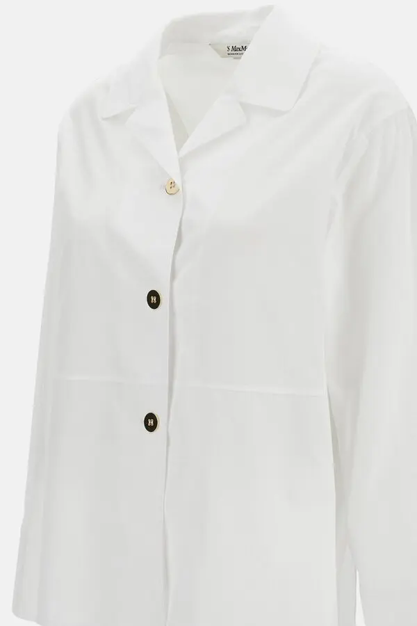 Max Mara Panel-structured Cotton Shirt Jacket