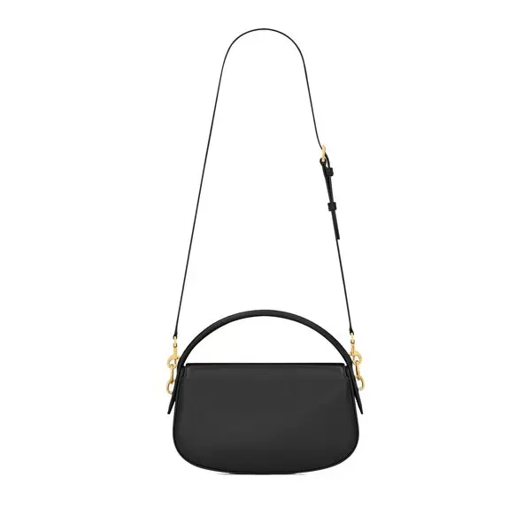 Saint Laurent Voltaire Half-moon Shoulder Bag - Black