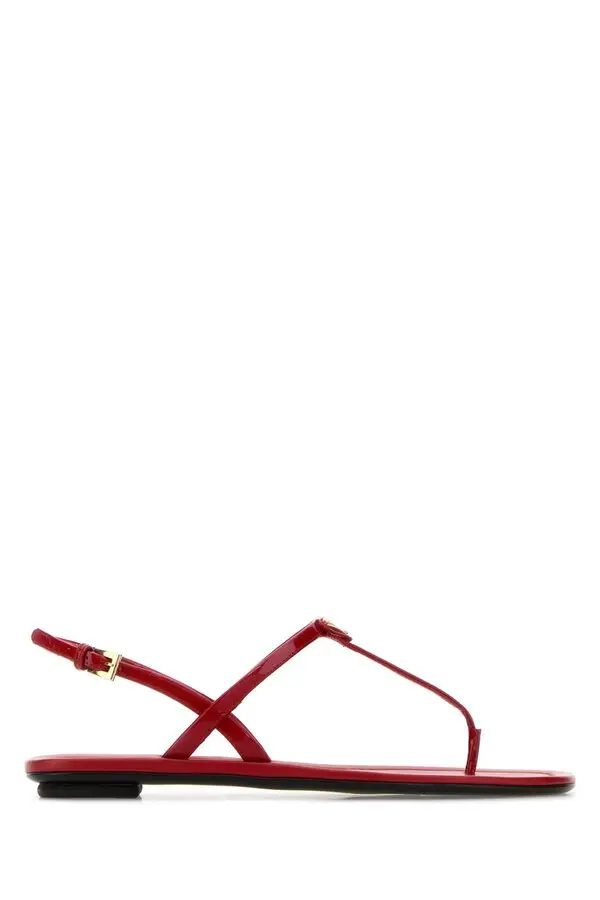 Prada Leather Thong Sandals