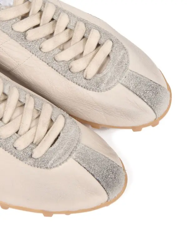 MAISON MARGIELA Suede Detailing Lace-up Sneakers - Multicolor