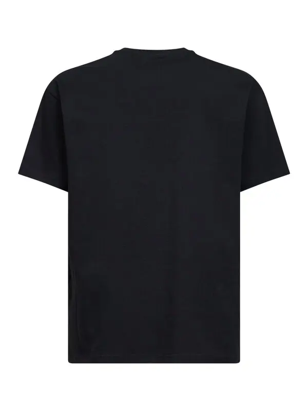 Givenchy Black Cotton Paris Embroidered T-shirt - Multicolor