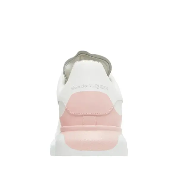 Alexander McQueen Oversized Leather Sneakers With Perforated Detail And Logo