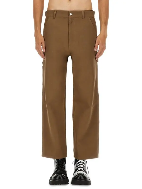 Moschino Cotton Tricot Pants - Brown