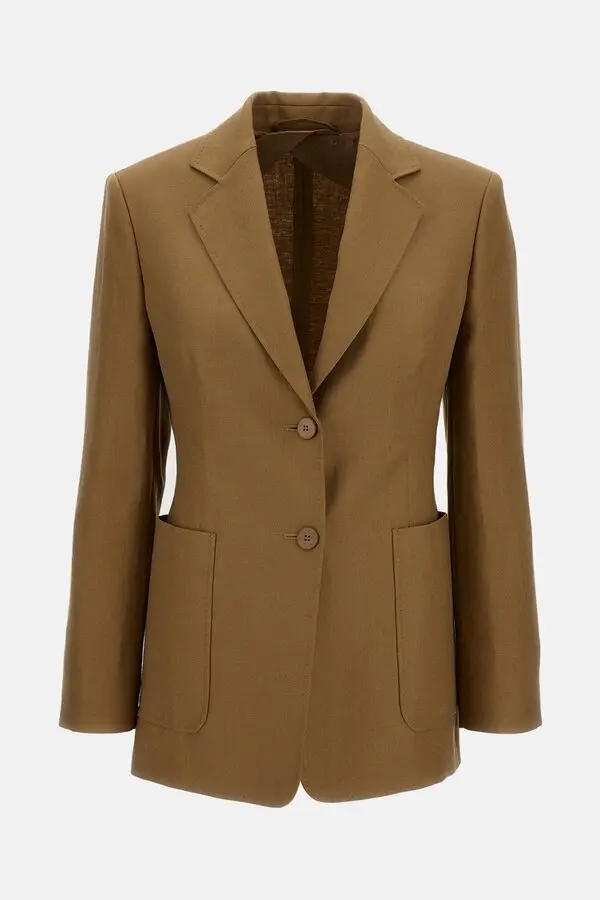 Max Mara Single-breasted Notched Lapel Jacket