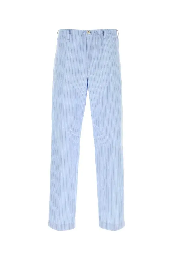 Dries Van Noten Embroidered Poplin Penny Pyjama Pant - Multicolor