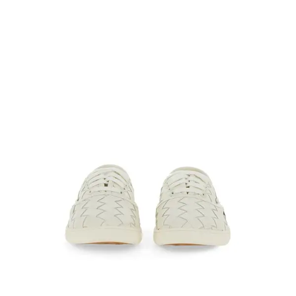 Bottega Veneta Intrecciato Leather Lace-up Sneakers