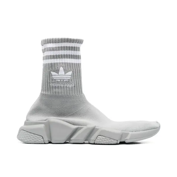 Balenciaga X Adidas Speed 2.0 Lt Sock Sneakers - Gray