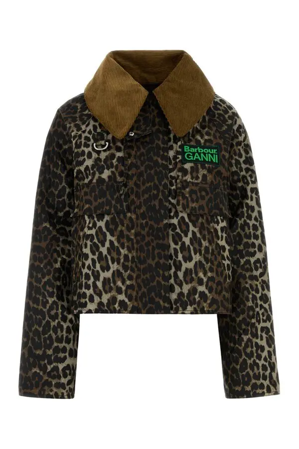 BARBOUR X GANNI Printed Cotton Jacket