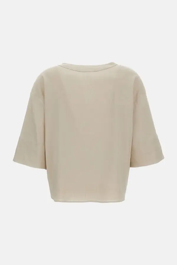 Max Mara Sospiro Blouse Linen & Silk Blend