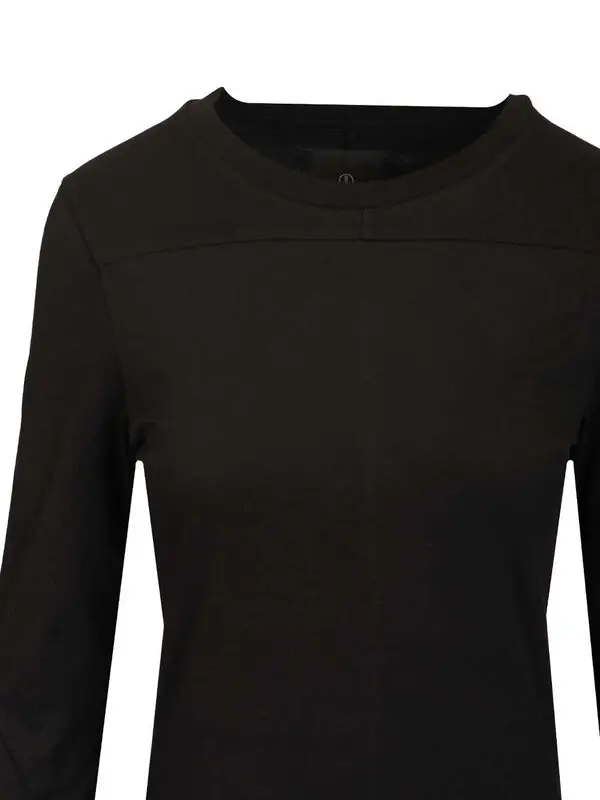 Moncler Girder" Long Sleeve Cotton T-shirt - Black