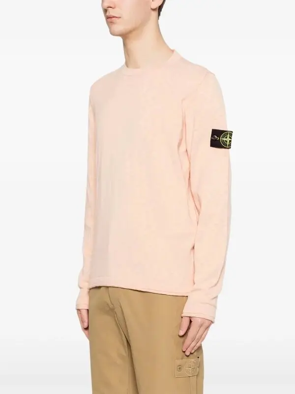 Stone Island Organic Cotton Nylon Crewneck - Multicolor