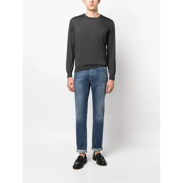 Brunello Cucinelli Slim-fit Denim Jeans - Blue