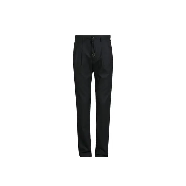 Herno Tailored Stretch Drawstring Waist Trousers - Black