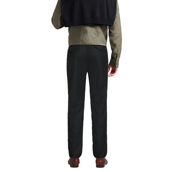 Herno Tailored Stretch Drawstring Waist Trousers - Black