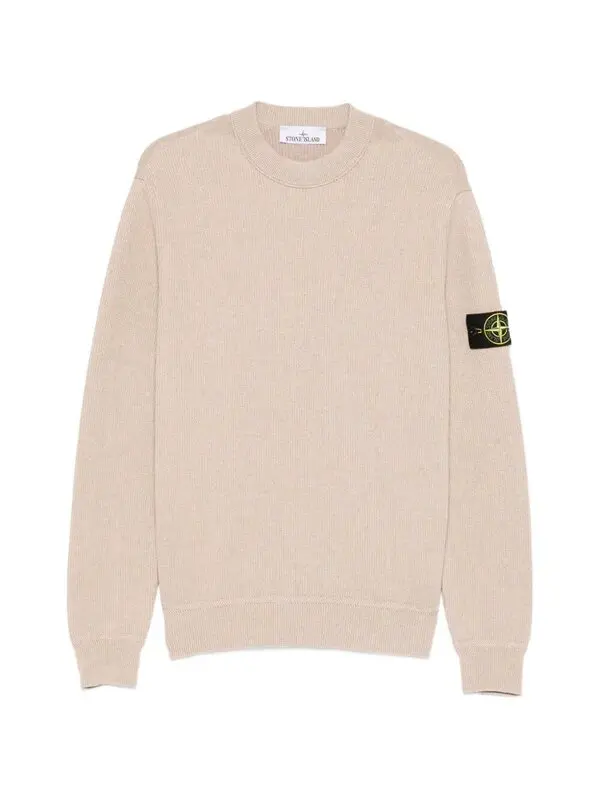 Stone Island Ribbed Soft Organic Cotton Crewneck - Multicolor