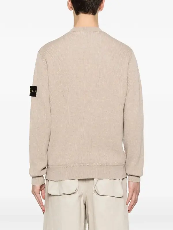 Stone Island Ribbed Soft Organic Cotton Crewneck - Multicolor