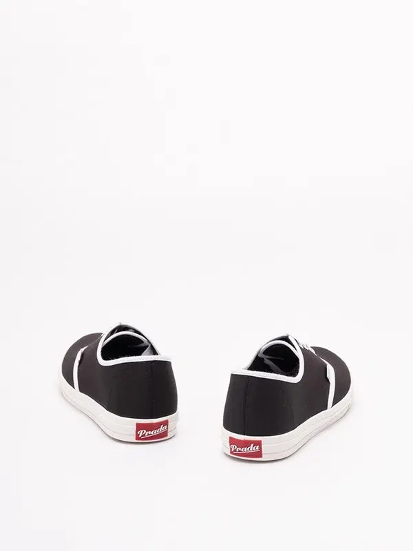 Prada Lace-up Cotton Sneakers - Multicolor