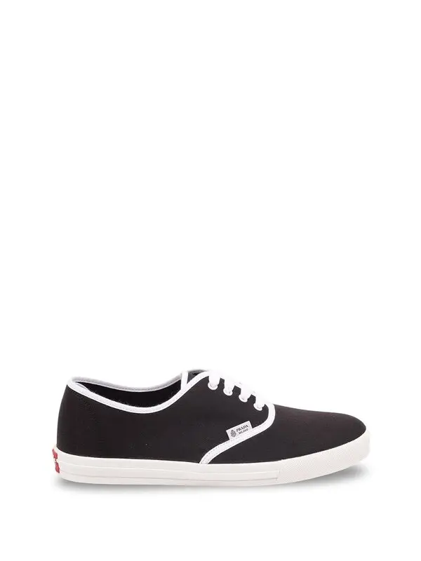 Prada Lace-up Cotton Sneakers - Multicolor