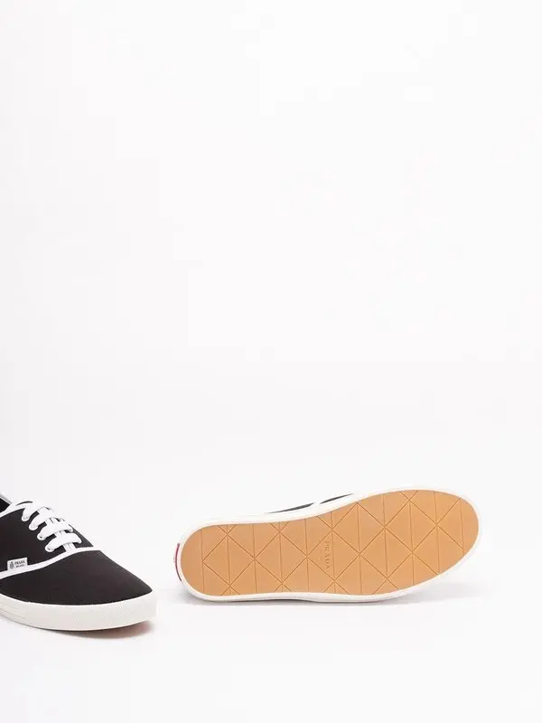 Prada Lace-up Cotton Sneakers - Multicolor