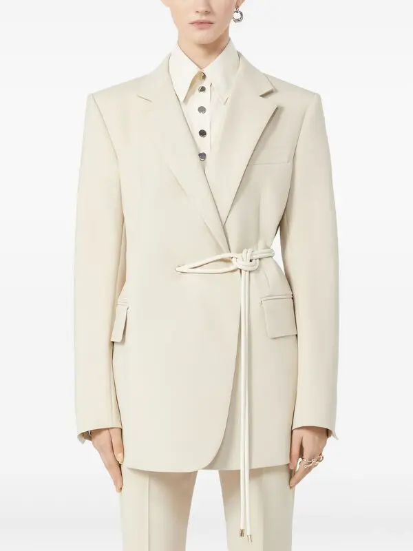 Sportmax Belted Wool Short Coat