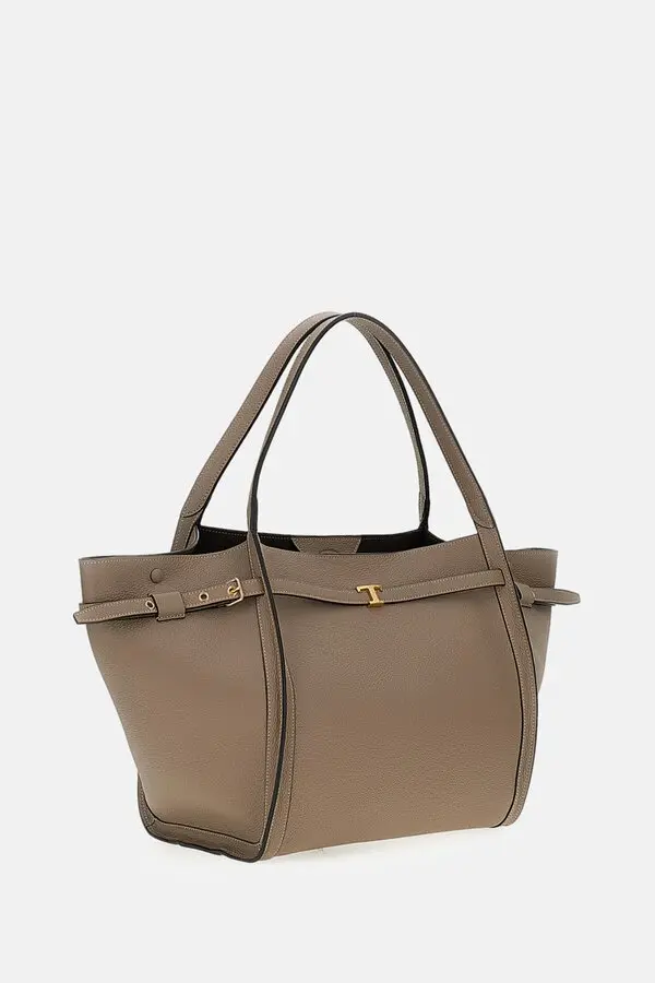 TOD'S Medium Leather Shopping Bag - Multicolor