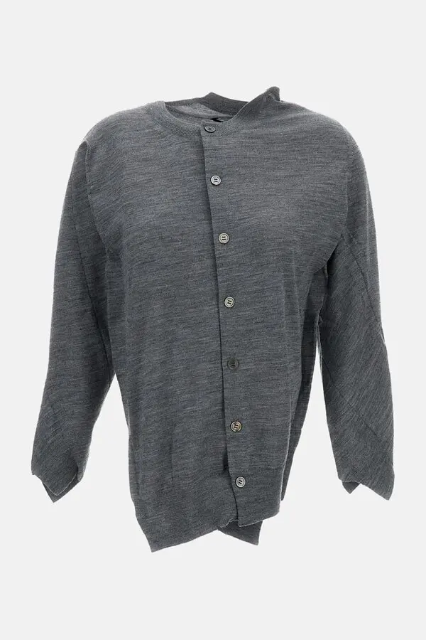 Junya Watanabe Round Neck Cardigan - Multicolor