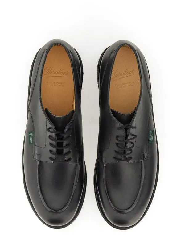 Paraboot Stringata Chambord Derby Shoes - Black