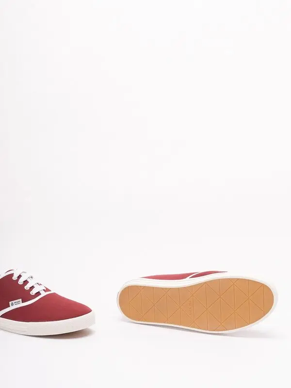 Prada Imprint Cotton Sneakers - Multicolor