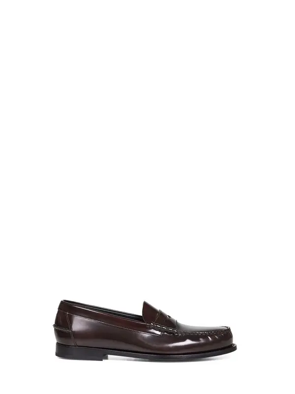 Church's Burnt Polished Fumè Leather Rowley Loafers - Multicolor