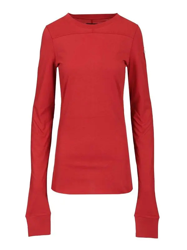 Moncler Girder Long Sleeve T-shirt - Red