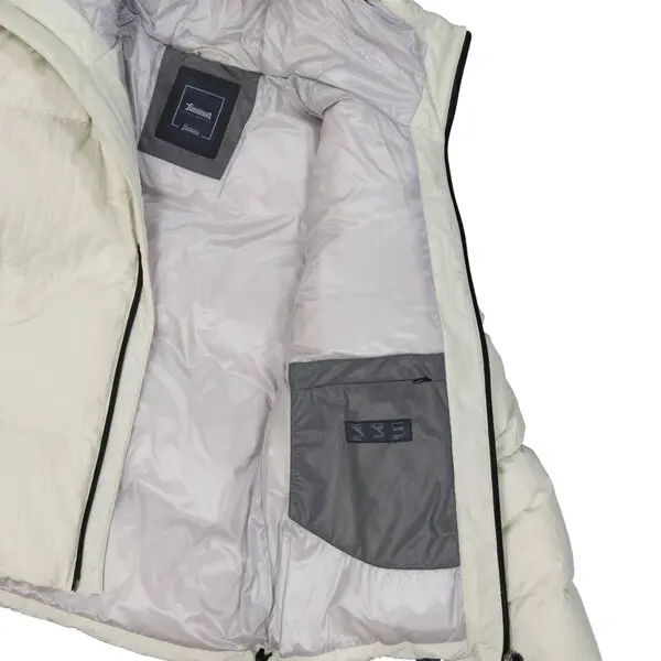 Herno Down Jacket With Drawstring Hood - White