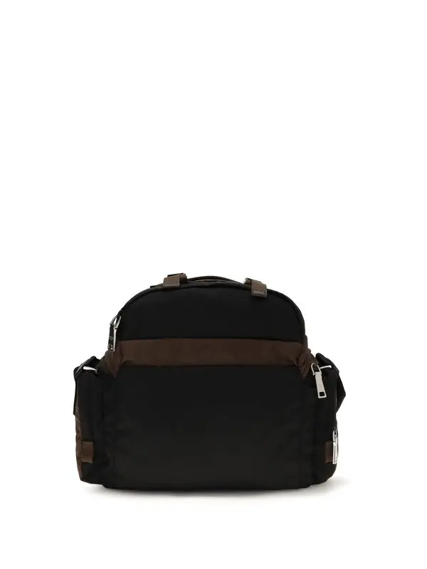 Prada Explore Shoulder Bag In Re-nylon And Leather
