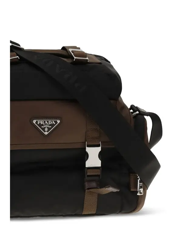 Prada Explore Shoulder Bag In Re-nylon And Leather