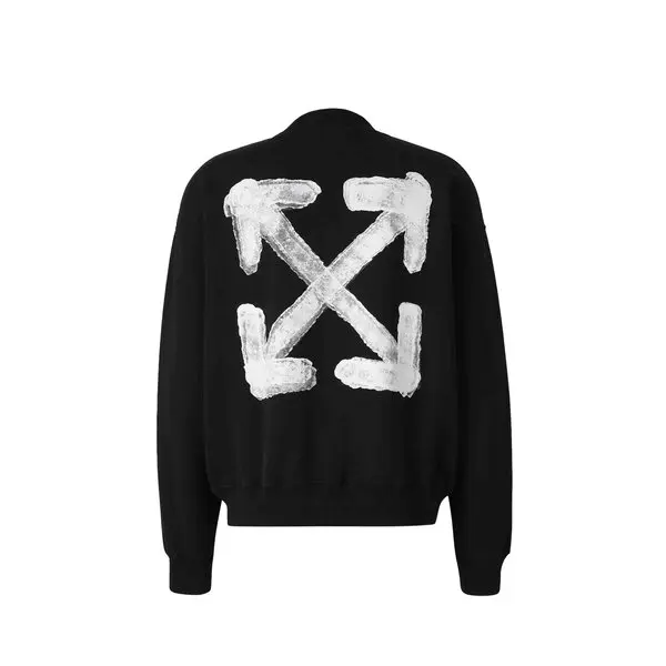 Off-White Spray Arrow Skate Sweatshirt - Black