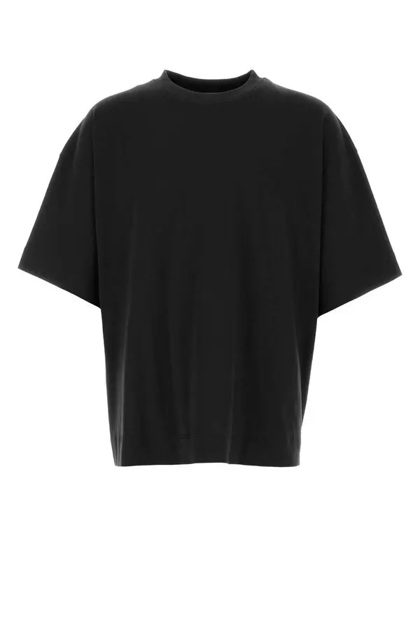 Dries Van Noten Cotton Heno Oversize T-shirt - Black