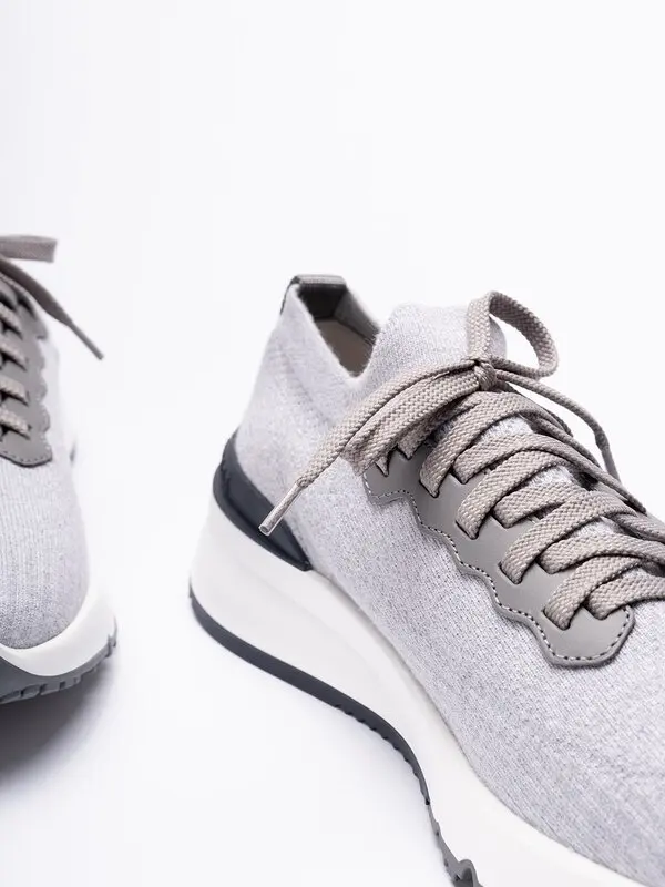 Brunello Cucinelli Knit Low-top Sneakers