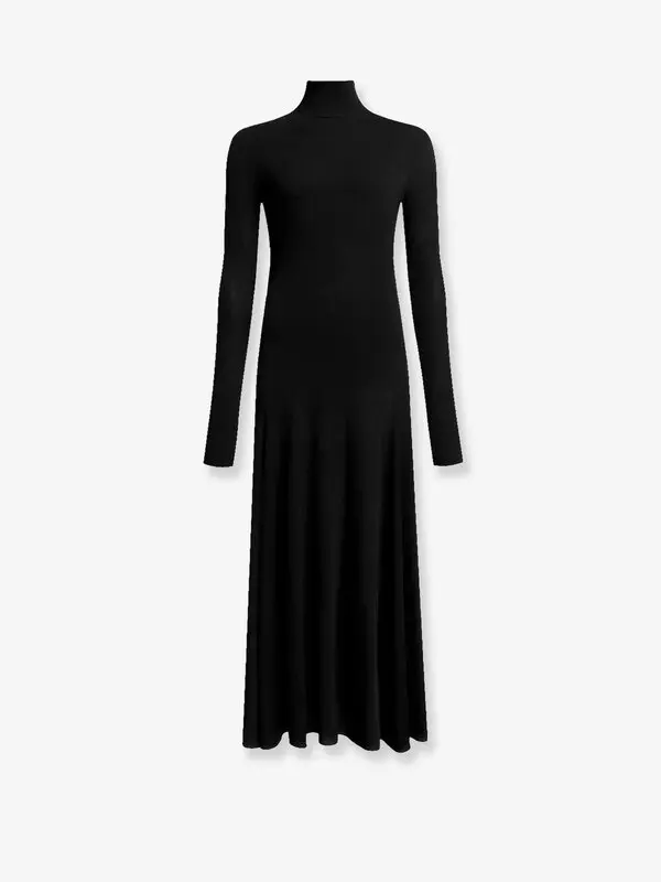 Alaïa Viscose Long Heart Dress - Multicolor