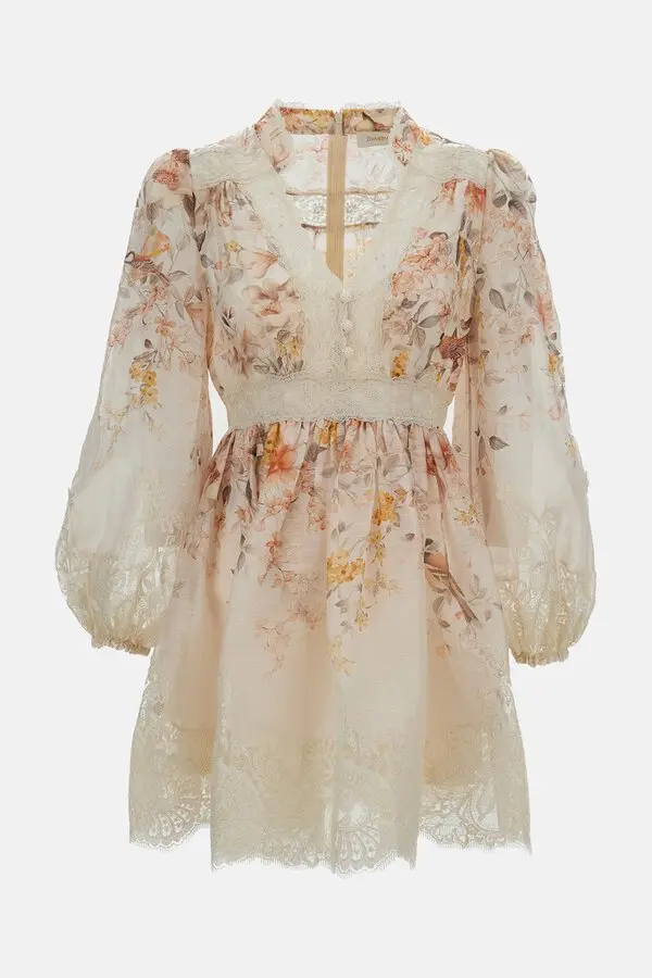 Zimmermann Luna Lace Lantern Dress