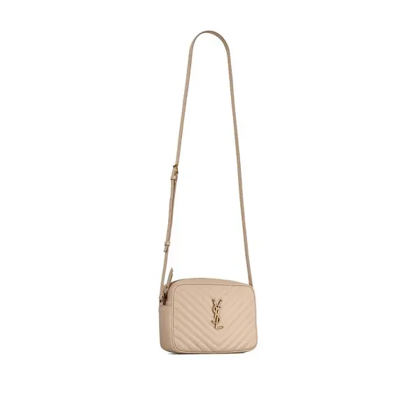 Saint Laurent Lou Camera Bag - Cream
