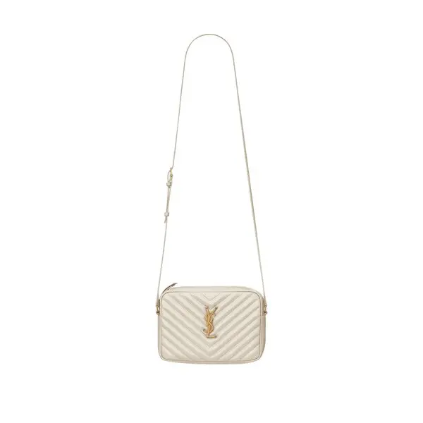 Saint Laurent Lou Camera Bag - White