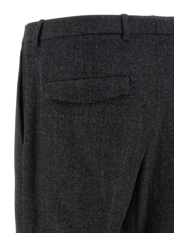 Gucci Wool Mouliné Tailored Pants