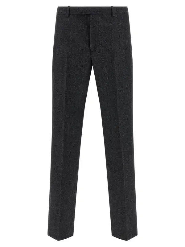 Gucci Wool Mouliné Tailored Pants