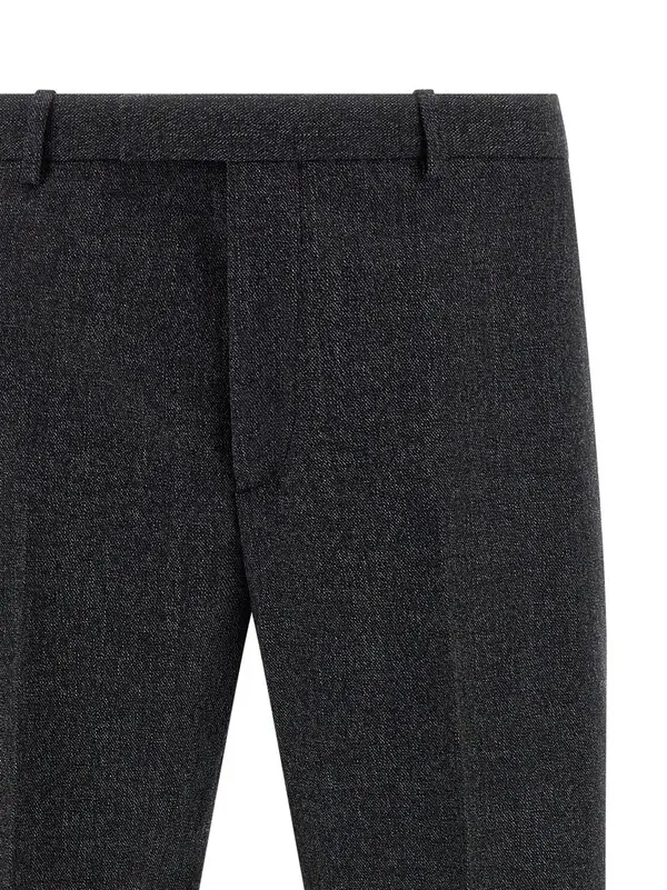 Gucci Wool Mouliné Tailored Pants