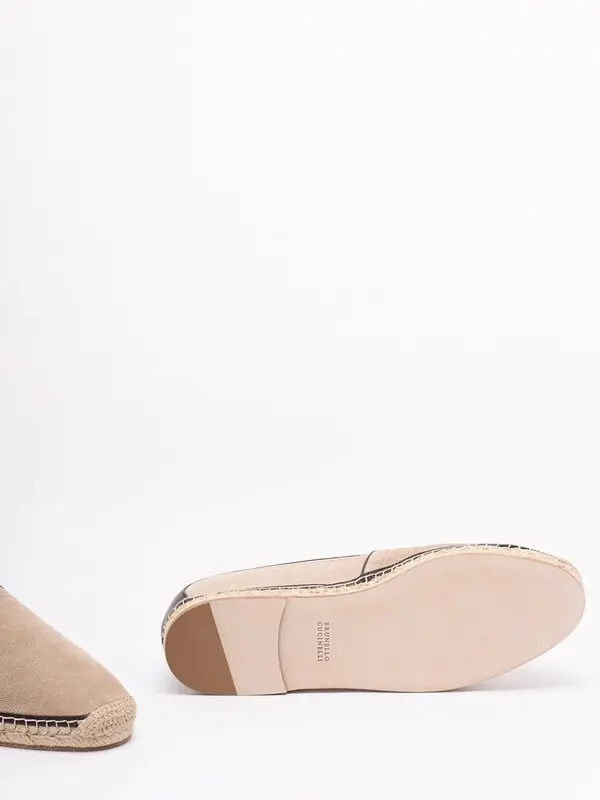 Brunello Cucinelli Leather Espadrilles - Multicolor