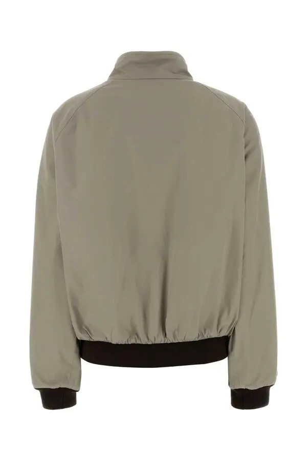 Miu Miu Dove Grey Cotton Blend Reversible Jacket - Gray