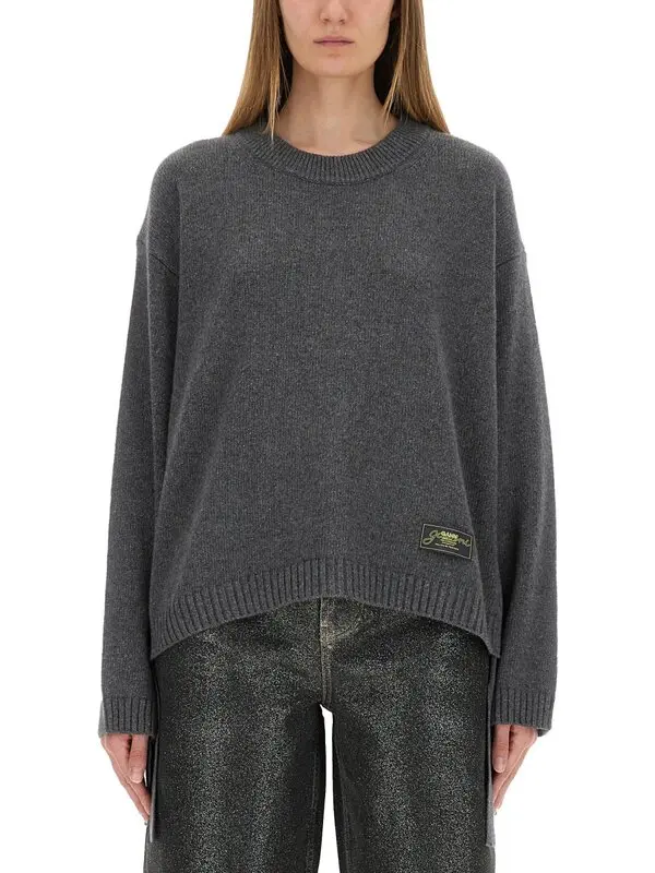 GANNI Oversize Shirt - Gray