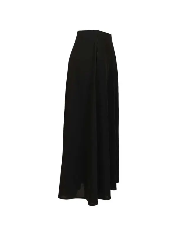 Max Mara Long Virgin Wool Skirt
