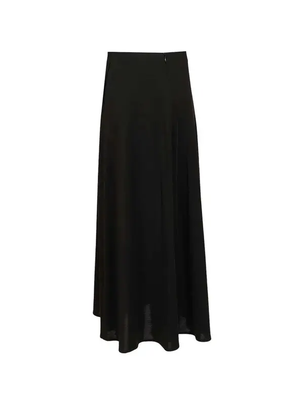 Max Mara Long Virgin Wool Skirt