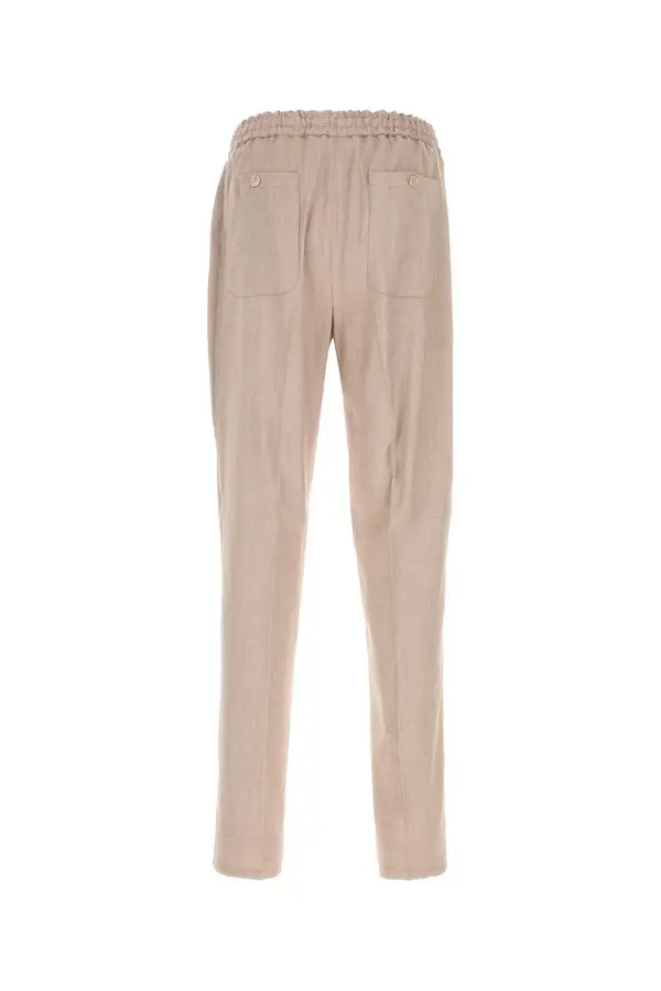 Etro Sand Linen Blend Pants